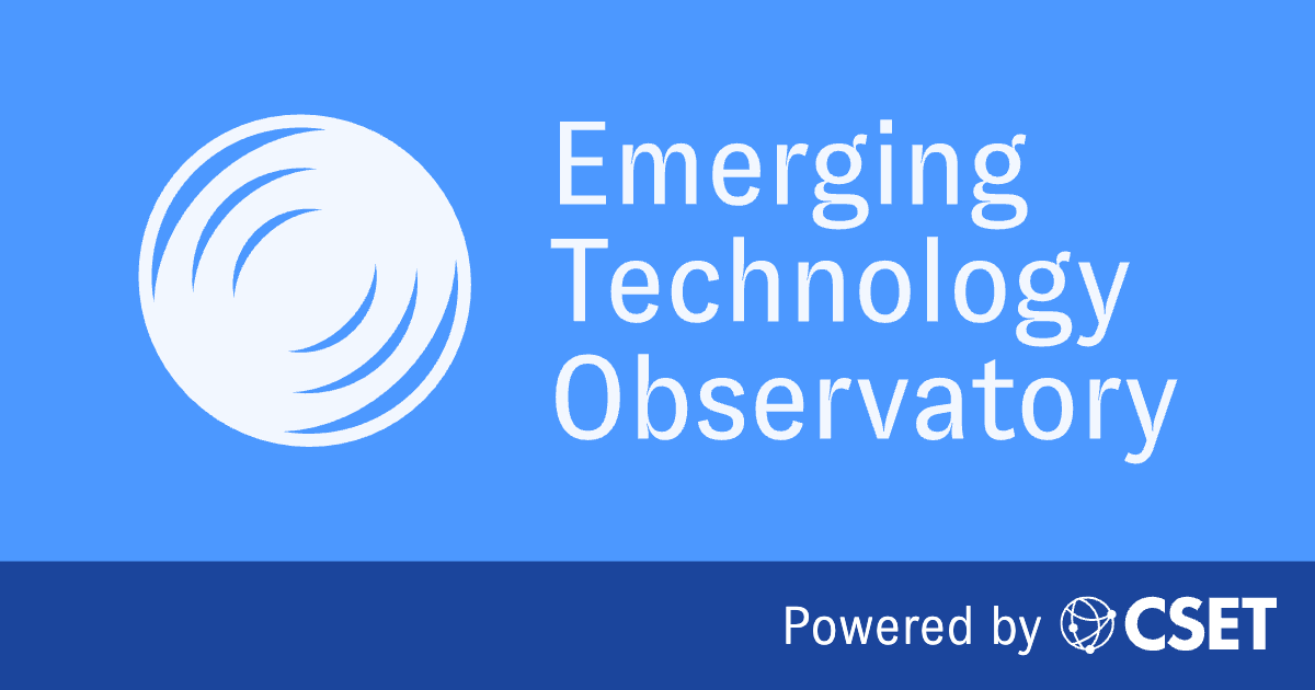 Documentation: Map of Science – Emerging Technology Observatory
